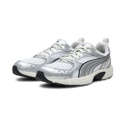 Puma Herren Sneaker "Milenio Tech Light Sneakers Erwachsene", Gr. 48wei&szlig; silber feather gray metallic, Obermaterial: Synthetik, Textil. Futter: