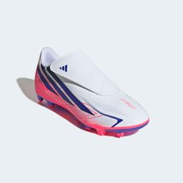M&auml;dchen Fu&szlig;ballschuh "F50 HYPERFAST CLUB KIDS, KLETTVERSCHLUSS, FESTE B&Ouml;DEN/MULTI GROUND", adidas Performance, Gr. 31cloud wei&szlig;, solar lila, solar