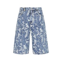 2Y STUDIOS Herren Shorts "2Y Studios Junan Baggy Basic Shorts", blau, Gr. 32, unifarben, 100% Baumwolle, Hosen