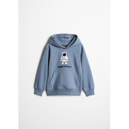 Marc O'Polo MARC O'POLO Jungen Hoodie, blau, Gr. 92, Sweatware, Obermaterial: 100% Baumwolle, Sweatshirts