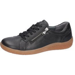 Waldl&auml;ufer WALDL&Auml;UFER Damen Schn&uuml;rschuh "K-Roya", Gr. 3,5schwarz, Nappaleder, Basic, Schuhe, Komfortschuh, Bequemschuh in Extraweite K