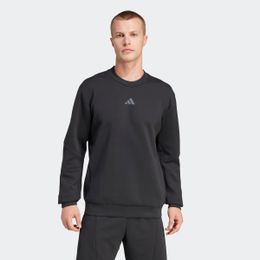 Herren Sweatshirt "D4T CREW SWEATS"schwarz, Gr. S, adidas Performance, Obermaterial: 73% Polyester, 19% Baumwolle, 8% Elasthan, Sweatshirts