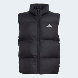 Jungen Funktionsweste "KUNSTDAUNEN"schwarz, reflective silber, Gr. 164, adidas Sportswear, Obermaterial: 100% Polyester, Westen