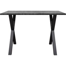 M&auml;usbacher Tresentisch M&Auml;USBACHER, B:160cm H:109cm T:90cmschwarz feinstruktur, graphit, schwarz feinstruktur, graphit, Tische, "Bartresentisch Metall",