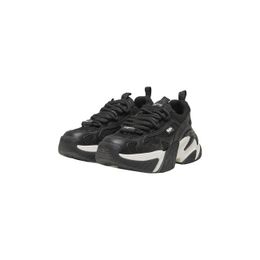 Buffalo Damen Sneaker "Buffalo FION ONE", Gr. 36schwarz, wei&szlig;, Polyester, Schuhe