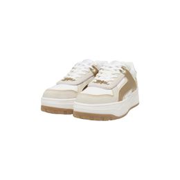 Buffalo Damen Sneaker "Buffalo MILANO", Gr. 40cream, wei&szlig;, copper, Polyurethan, Schuhe