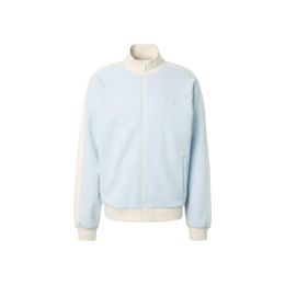 Karl Kani Herren Outdoorjacke "Karl Kani Signature Sidestripe Pique Trackjacket"light blau, sanftes wei&szlig;, Gr. M, unifarben, 55% Polyester, 39%