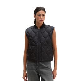 Marc O'Polo MARC O'POLO Damen Steppweste "aus recyceltem Polyester"deep night blau, Gr. 34, unifarben, Obermaterial: 100% Polyester, Westen