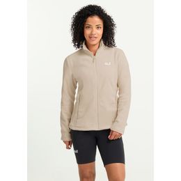 Jack Wolfskin Damen Fleecejacke "TAUNUS 200 FZ W"oyster, Gr. XS, Fleece, Obermaterial: 100% Polyester. Futter: 100% Polyester, Jacken, als