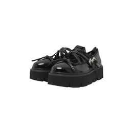 Buffalo Damen Sneaker "Buffalo DARYA CROSS", Gr. 38schwarz, Polyurethan, unifarben, Schuhe