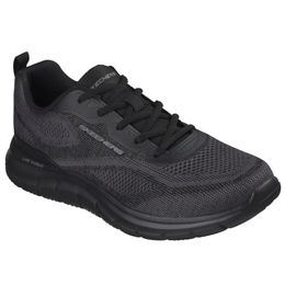 Skechers Herren Sneaker "TRACK-POHLTER", Gr. 41schwarz uni, Textil, unifarben, Schuhe, Schn&uuml;rschuh, Freizeitsneaker, maschinenwaschbar, Leichtgewicht