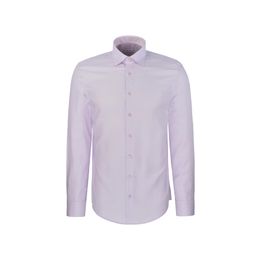 Seidensticker Herren Businesshemd "Schwarze Rose"ros&eacute;, Gr. 41, Strukturmuster, 100% Baumwolle, Hemden, Slim 1/1 Kentkragen Struktur