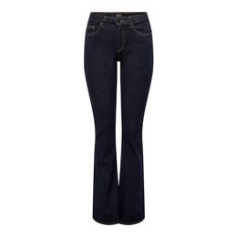 Only Damen Bootcut-Jeans "ONLBLUSH &ndash; Bootcut-Jeans mit niedriger Leibh&ouml;he und Stretch"dunkelblau denim detail:rinsewash, Gr. L, Denim/Jeans,
