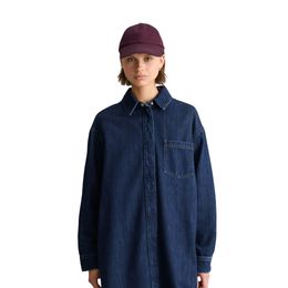 Marc O'Polo Damen Jeanskleid "made with Orange Fiber"dunkelblau, Gr. XS, MARC O'POLO DENIM, unifarben, Obermaterial: 78% Baumwolle, 22% Lyocell, Kleider