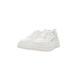 Buffalo Damen Sneaker "Buffalo ZAVO ONE - VEGAN NAPPA", Gr. 36, wei&szlig;, Kunstfaser, Schuhe