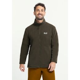 Jack Wolfskin Herren Fleecejacke "TAUNUS 200 FZ M"obsidian mos, Gr. S, Obermaterial: 100% Polyester. Futter: 100% Polyester, Jacken, mit