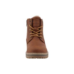 Tom Tailor Damen Winterstiefel "Tom Tailor Stiefel", Gr. 30nuts, Polyurethan, unifarben, Schuhe
