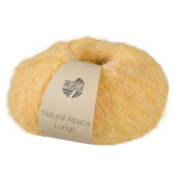 Natural Alpaca Lungo von Lana Grossa, 10 Gelb, Gelb, aus Alpaka