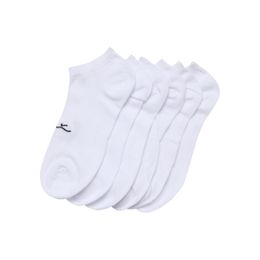 Karl Kani Herren Sneakersocken "Karl Kani Signature Invisible Socks (6 Pack)", Gr. 39wei&szlig;, 59% Baumwolle, 39% Polyester, 2% Elasthan, Socken