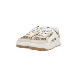 Buffalo Damen Sneaker "Buffalo MILANO", Gr. 40sanftes wei&szlig;, gold, leo, Polyurethan, Schuhe