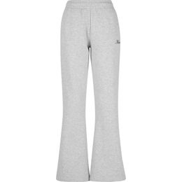 Karl Kani Damen Jogginghose "Karl Kani Kani Script Sweatpants"grau melange, Gr. XL, unifarben, 70% Baumwolle, 30% Polyester, Hosen