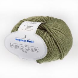 Merino-Classic von Junghans-Wolle, Khaki, aus Schurwolle