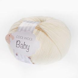 Cool Wool Baby, 50 g von Lana Grossa, Rohwei&szlig;, aus Schurwolle