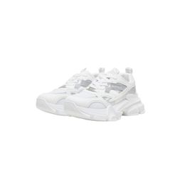 Buffalo Damen Sneaker "Buffalo ZAYLA ONE - VEGAN NAPPA/MESH", Gr. 40, wei&szlig;, Kunstfaser, Schuhe