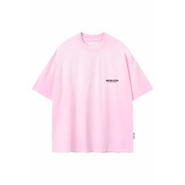 Damen T-Shirt "Another Cotton Lab Vacation Rules T-Shirt (Washed)"washed powder pink, Gr. M, ANOTHER COTTON LAB, bedruckt, 100% Baumwolle, Shirts