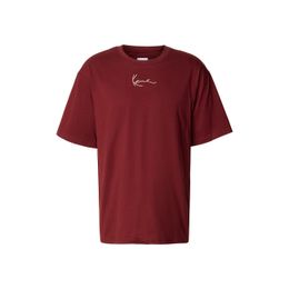 Karl Kani Herren T-Shirt "Karl Kani Small Signature Essential Tee"dunkelrot, Gr. L, bedruckt, 100% Baumwolle, Shirts
