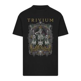 Merchcode Herren T-Shirt "Merchcode Trivium Third Tee"schwarz, Gr. XL, bedruckt, 100% Baumwolle, Shirts