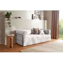 Schlafsofa, B:206cm H:72cm T:94cmcreme, HOMSY BY ANA JOHNSON, Jugendzimmer, Sofas, "Folda Dauerschl&auml;fer, B: 206 cm, Liegefl. 181x198 cm", mit
