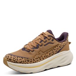 Tamaris Damen Keilsneaker "DYNARA", Gr. 39, braun, Lederimitat, Textil, Mesh, kontrastfarbene Details, Schuhe, Freizeitschuh, Schn&uuml;rschuh, Halbschuh