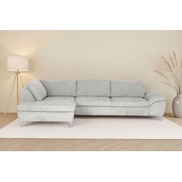 Ecksofa DIE PLANBAR, B:306cm H:84cm T:197cmfamosa ecru, 100% Polyester, Wohnzimmer, Sofas, "Ottomane MP-IN14007 L-Form, Breite 306 cm", wahlweise mit