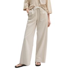 Marc O'Polo MARC O'POLO Damen Schlupfhosegray silk, Gr. 34, Twill, Obermaterial: 54% Baumwolle, 23% Leinen, 23% Lyocell, Hosen, aus Bio-Baumwolle-TENCEL