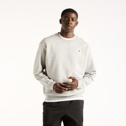 New Balance Herren Sweatshirt "WOVEN LABEL CREW"athletic grau, multi (agm), Gr. XXL, Obermaterial: 60% Baumwolle, 40% Polyester, Sweatshirts,