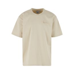 Karl Kani Herren T-Shirt "Karl Kani Slogan Boxy T-Shirt"sand, Gr. S, bedruckt, 100% Baumwolle, Shirts