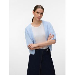 V&eacute;ro Moda VERO MODA Damen Strickjacke "VMMAYBE 2/4 OPEN CARDIGAN NOOS"cashmere blau, Gr. XL, unifarben, Strick, Obermaterial: 100% Polyester, Strickjacken,