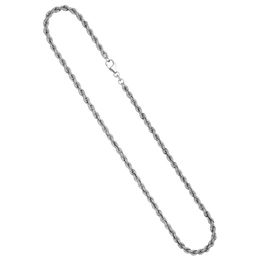 Jobo Damen Silberkette "Kordelkette 4,3 mm", 50cm, Silber 925 (Sterlingsilber)silber 925, Silber 925 (Sterlingsilber), Halsketten, 925 Silber massiv
