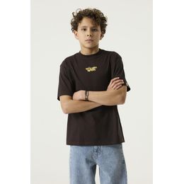 Garcia Jungen T-Shirt, braun, Gr. 176, bedruckt, Jersey, Obermaterial: 100% Baumwolle, Shirts, mit Print for BOYS