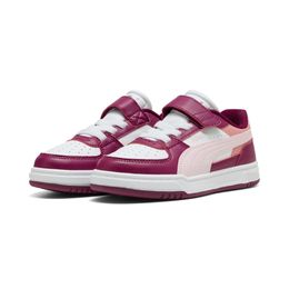 Puma M&auml;dchen Sneaker "CAVEN III BLOCK AC+ PS", Gr. 29fuchsia glow, powder pink, Puma wei&szlig;, Synthetik, gebl&uuml;mt, Schuhe, mit sportlichem Stil, mit