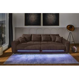 Jockenh&ouml;fer Big-Sofa, B:294cm T:136cmdunkelbraun 415, 08, JOCKENH&Ouml;FER GRUPPE, Korpus: 100% Polyester;Kissen: 100% Polyester, Sofas, "Lumina, XXL, B: 294 cm, mit