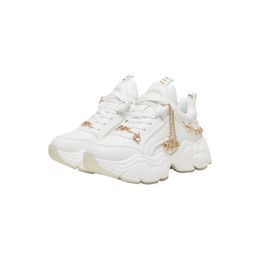 Buffalo Damen Sneaker "Buffalo BINARY HC", Gr. 40sanftes wei&szlig;, Polyester, Schuhe