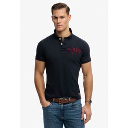 Superdry Herren Poloshirt "VINTAGE ATHLETIC POLO"eclipse navy, Gr. XL, bedruckt, Single Jersey, Obermaterial: 100% Baumwolle, Shirts, mit Polokragen