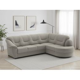 Sit & More Ecksofa SIT & MORE, B:267cm H:90cm T:206cmstone, Wohnzimmer, Sofas, "Savona", mit Federkern, optional mit Schlaffunktion