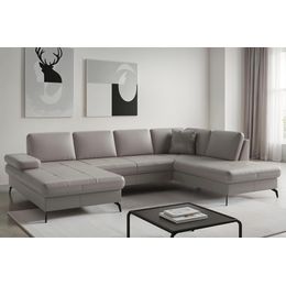 Sit & More Wohnlandschaft SIT & MORE, B:300cm H:83cm T:202cmlight grau, Sofas, "Morris Jubi, Breite 300 cm", mit Armteilfunktion, optional mit Schlaffunktion