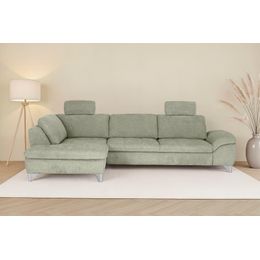 Ecksofa DIE PLANBAR, B:306cm H:84cm T:197cmfamosa gr&uuml;n, 100% Polyester, Wohnzimmer, Sofas, "Ottomane MP-IN14007 L-Form, Breite 306 cm", wahlweise mit