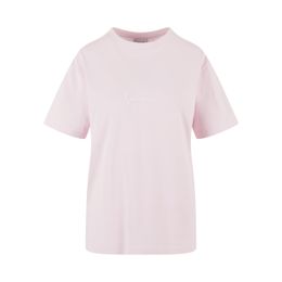 Karl Kani Damen T-Shirt "Karl Kani Signature Print Os T-Shirt"pink, Gr. XL, bedruckt, 100% Baumwolle, Shirts