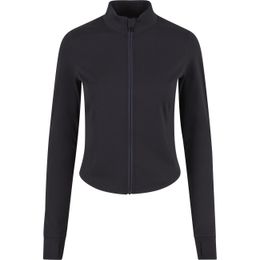 Urban Classics Damen Allwetterjacke "Urban Classics Ladies Sports Jacket Slim"schwarz, Gr. M, unifarben, 75% Polyimid, 25% Elasthan, Jacken