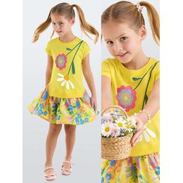 Denokids Kleid "Flower Garden" in Gelb - 60% | Gr&ouml;&szlig;e 98 | Kinderkleider